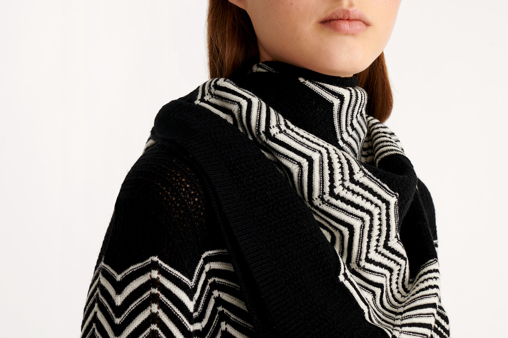 Vinyl Bufanda NOIR/IVOIRE | ERES