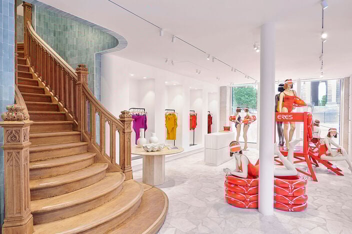 Pocket swim Zipped pouch Imprime Swim Purple | ERES